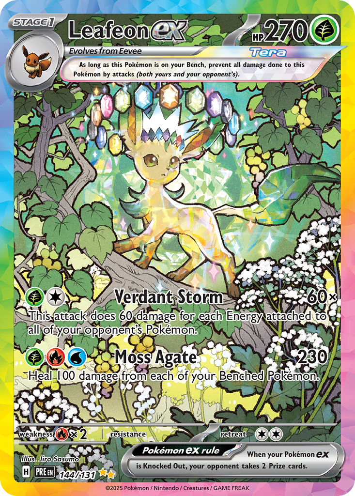 Leafeon ex - Prismatic Evolutions - 144 – Bulbastore