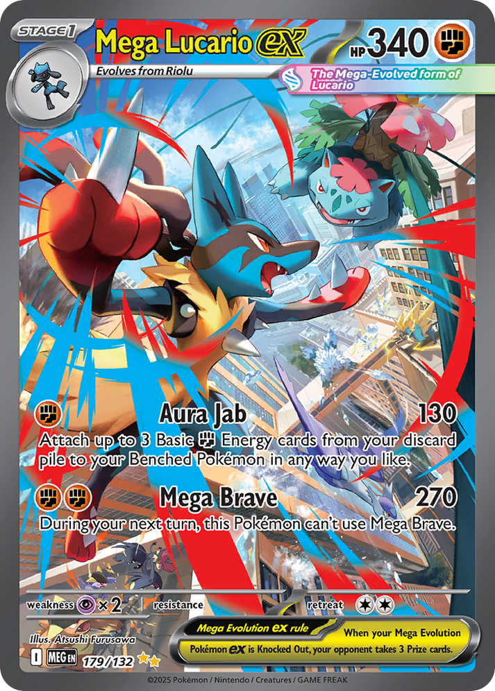 Mega Lucario ex - Mega Evolution - 179 – Bulbastore
