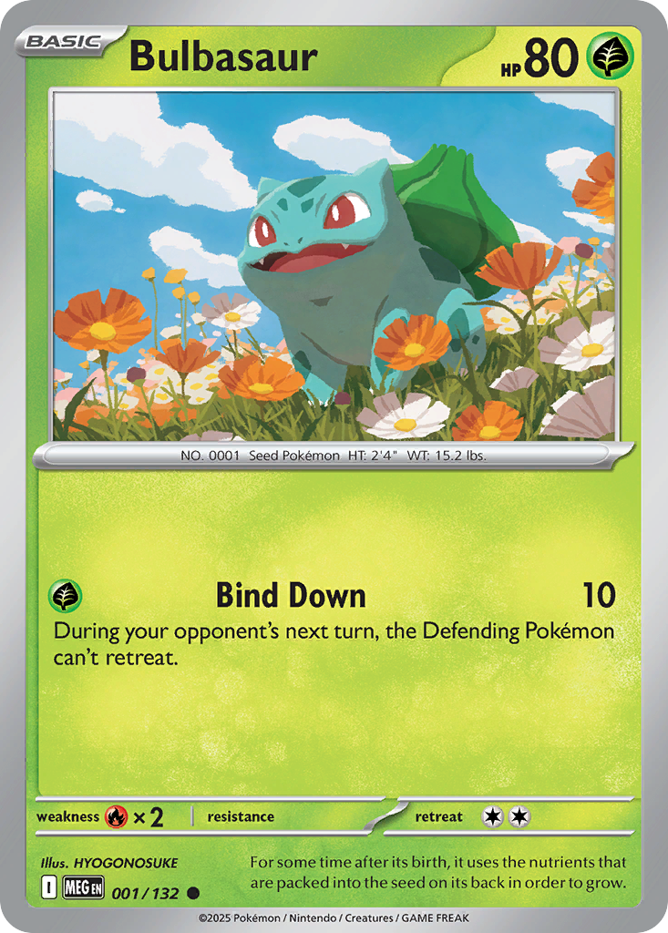 Bulbasaur - Mega Evolution - 001 – Bulbastore
