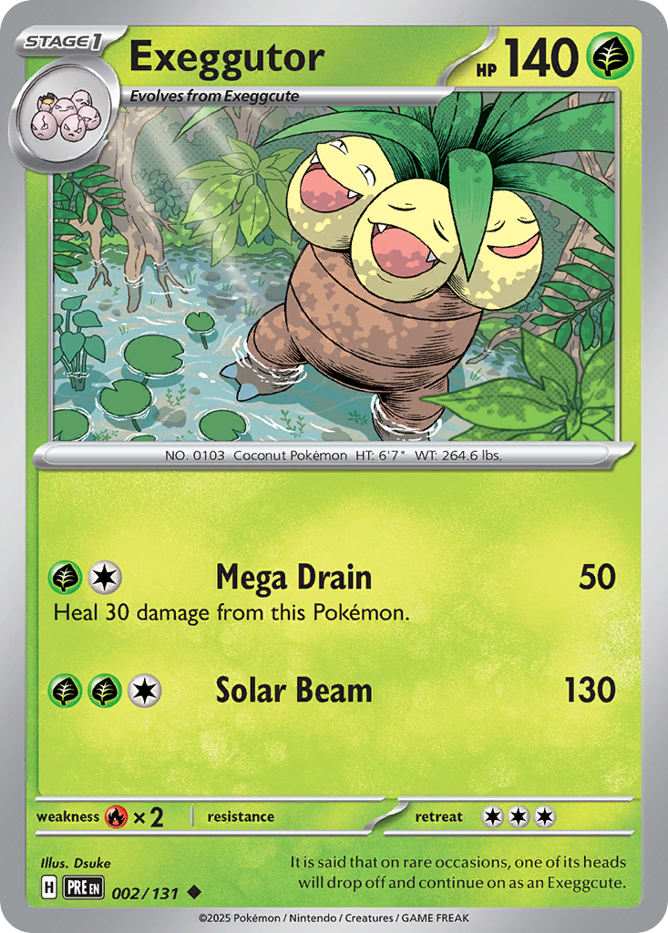 Exeggutor - Prismatic Evolutions - 002 – Bulbastore