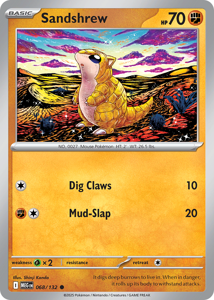 Sandshrew - Mega Evolution - 068 – Bulbastore